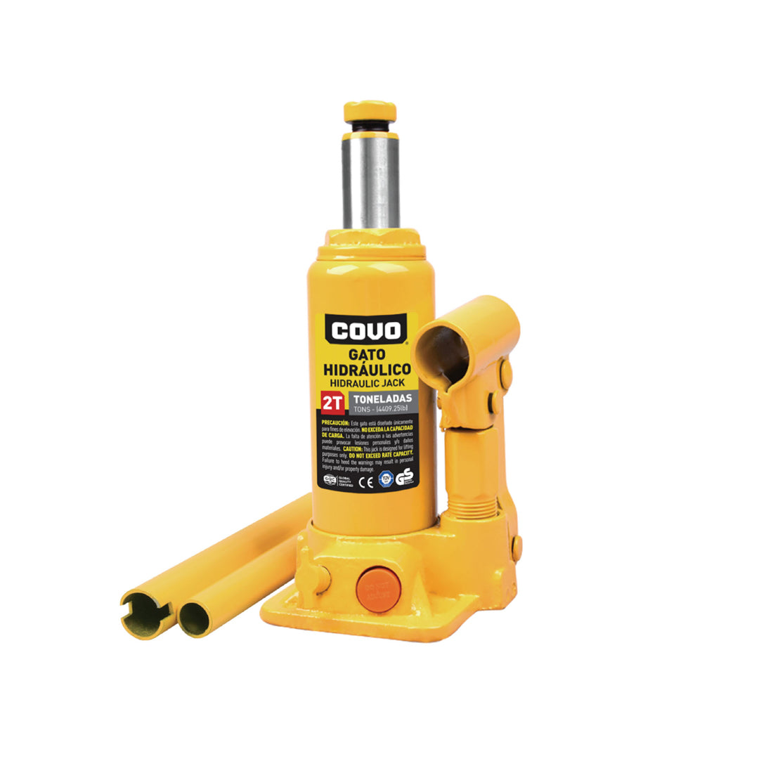 GATO HIDRAULICO COVO DE BOTELLA 2 TONELADAS (F. 6 SETS) — covogt