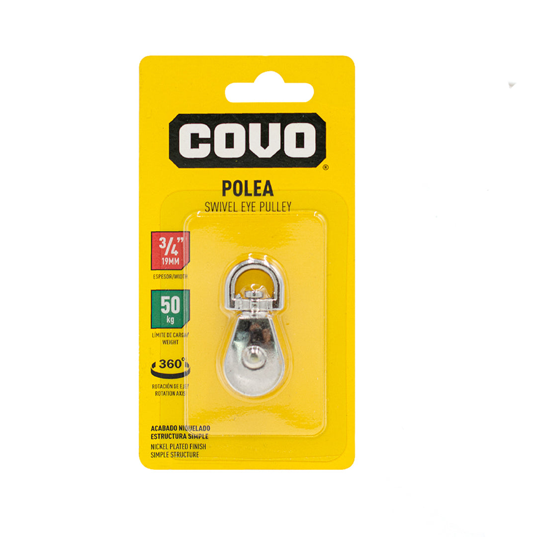 POLEA COVO 0.75plg. PARA CARGA 50 KG (F. 144 PZA) – covogt